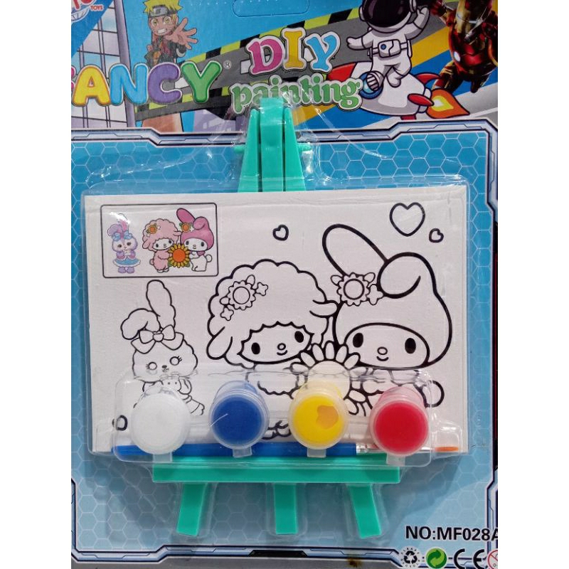 Jual MAINAN LUKISAN MINI MURAH BERSERTA CAT (RANDOM). | Shopee Indonesia