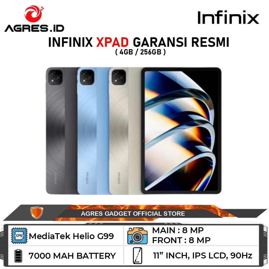 Jual Infinix XPAD 4GB/256GB 11.0" 7000 mAh - Garansi Resmi Indonesia ...