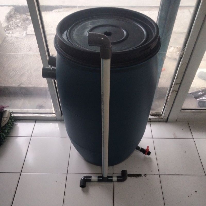 Jual tong filter kolam ikan koi lele nila mujair kura kura, 2 output UK ...