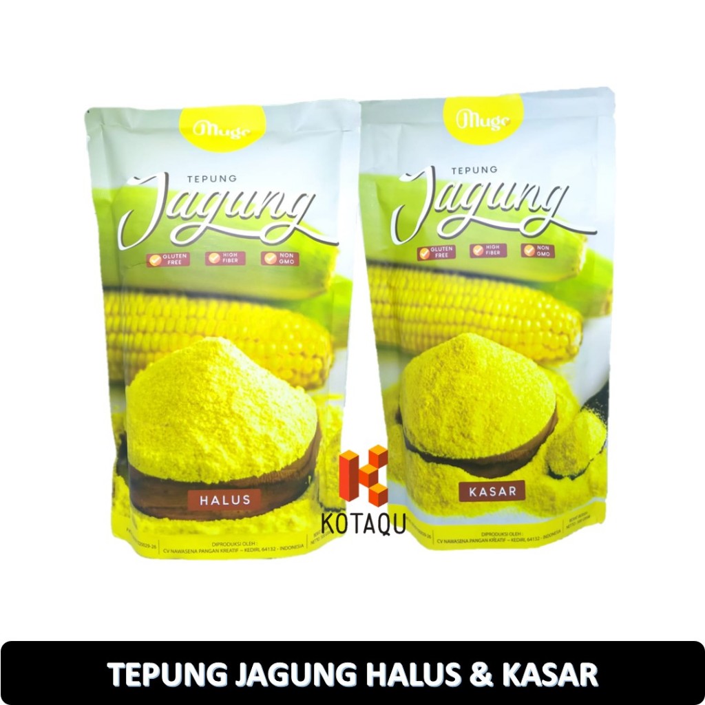 Jual Tepung Jagung Halus & Kasar - Polenta Meal - Gluten Free - Vegan ...