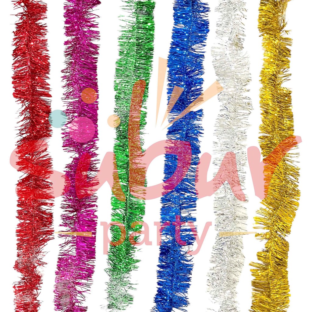 Jual Slinger Tinsel Besar Lebar 9Cm Panjang 2m (1pcs) | Shopee Indonesia