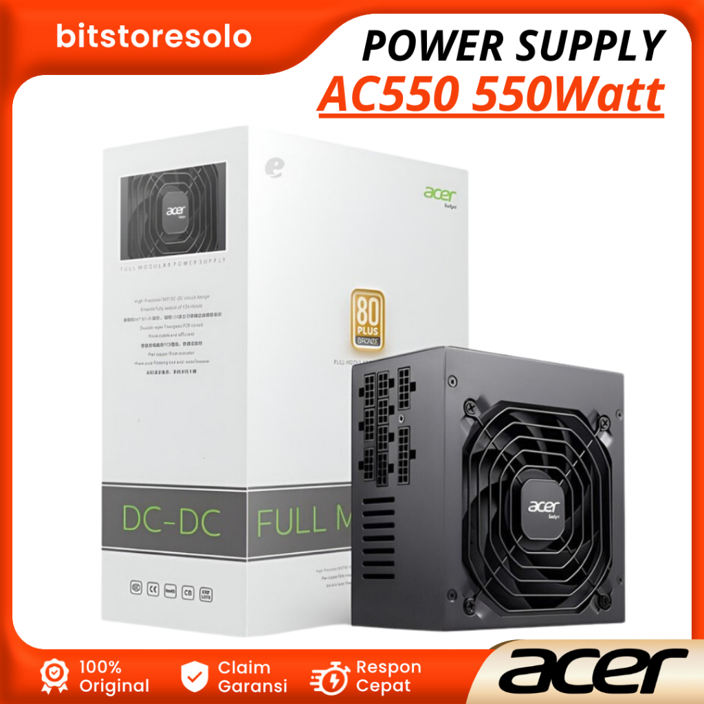 Jual Power Supply PSU Acer eMachines AC550 550Watt Full Modular 80 ...