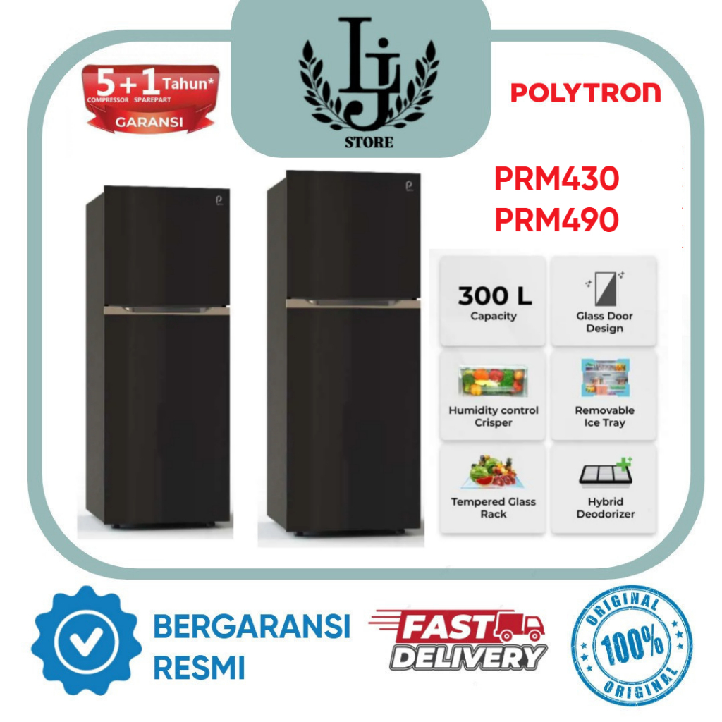 Jual Kulkas Polytron 2 Pintu PRM430 / PRM490 Kulkas 2 Pintu Polytron ...