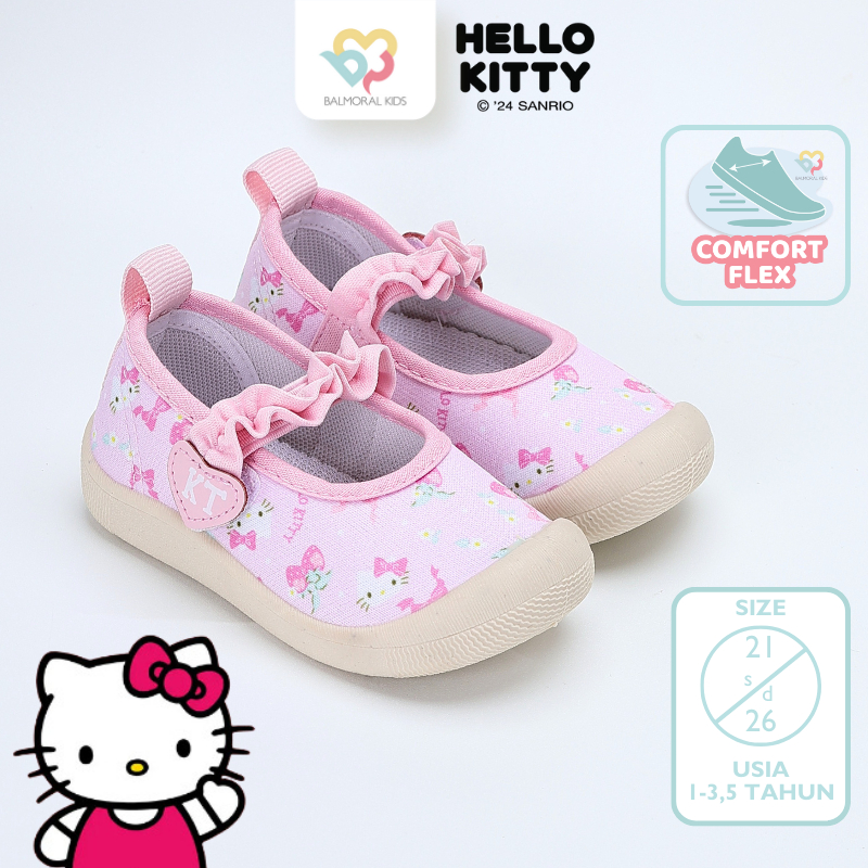 Jual Sepatu Maryjane Anak Girls Hello Kitty Usia 1,5 - 2,5 Tahun KT ...