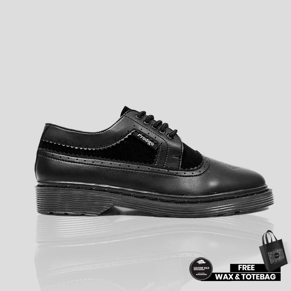 Jual Prodigo * Sepatu Pria Musi Full Black | Sepatu Low Boots | Sepatu ...