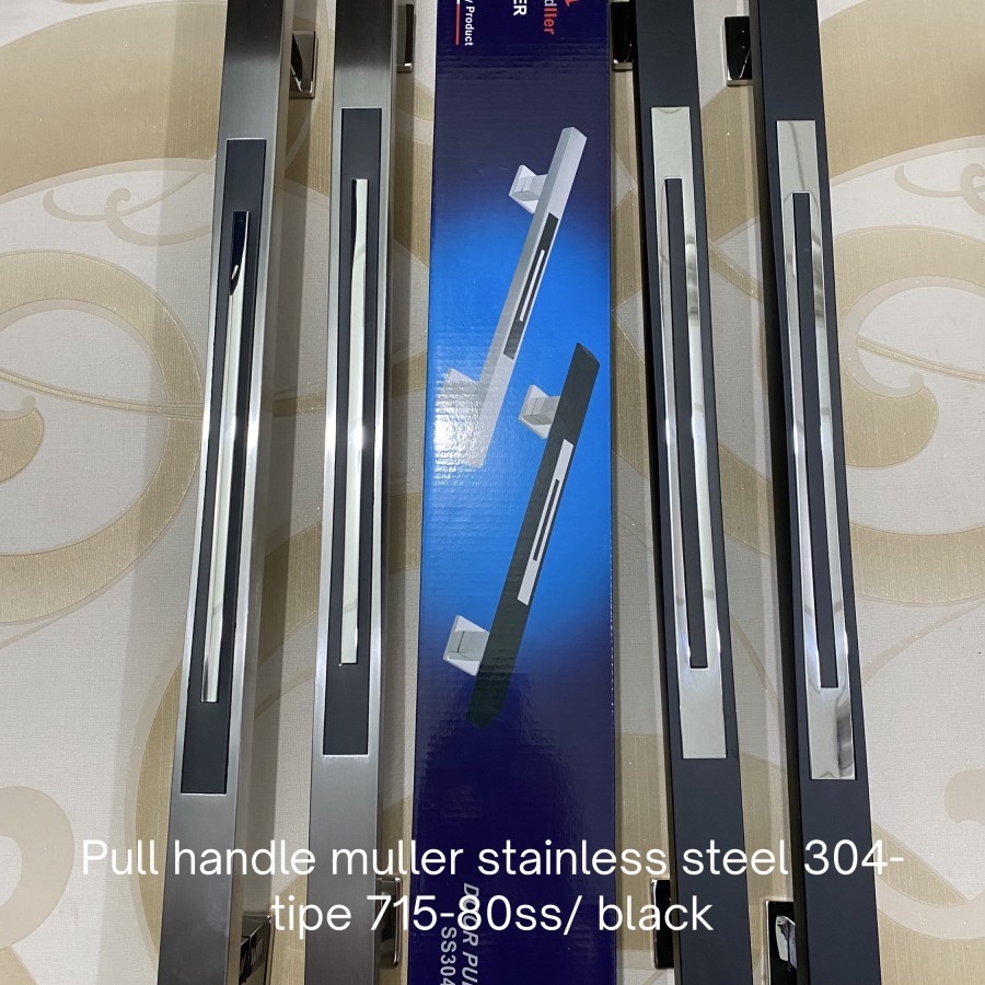 Jual Pull handle muller stainless steel 304 ss / black / pintu utama ...