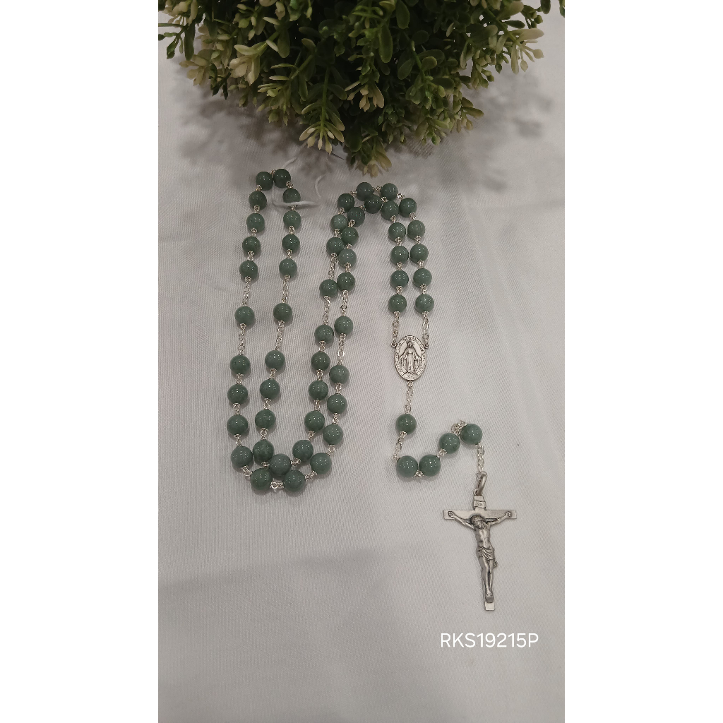 Jual Rosario Jade Burma 8mm SB/CE Arg925 | Shopee Indonesia