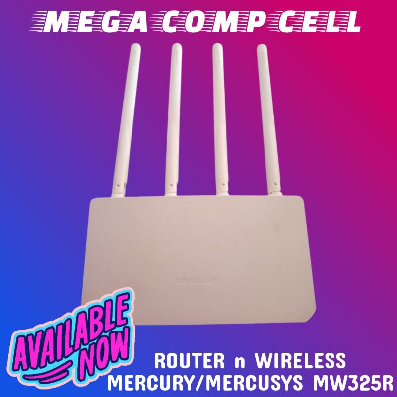 Jual ROUTER n WIRELESS MERCURY / MERCUSYS MW325R by TP LINK | Shopee ...