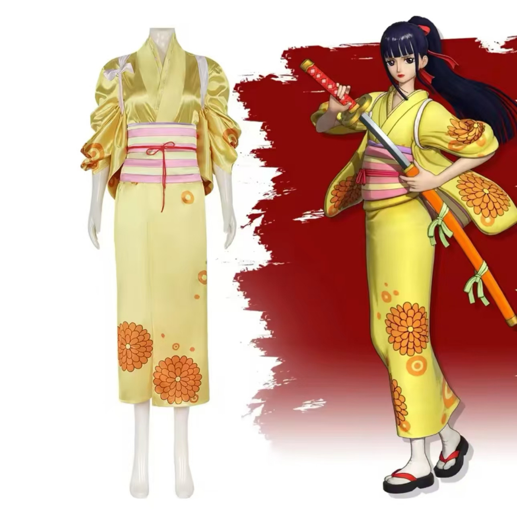 Jual One Piece cosplay, One Piece Kikunojo, anime character costume ...