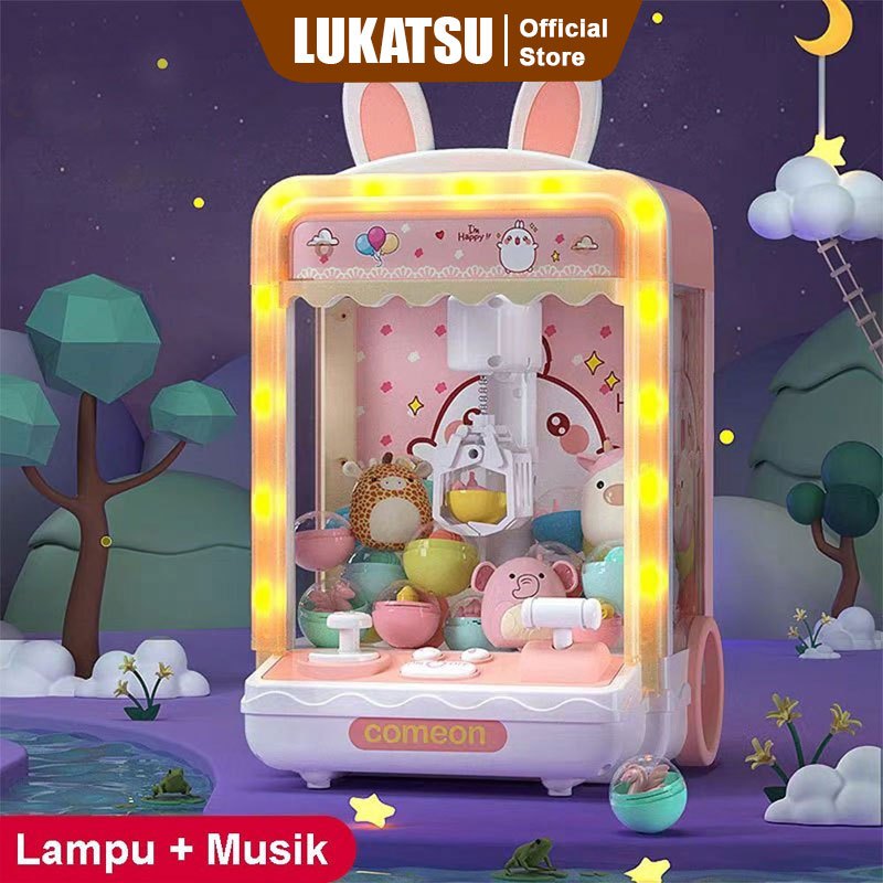 Jual LUKATSU Mainan Anak Claw Machine Jumbo Kartun Otomatis Mesin ...