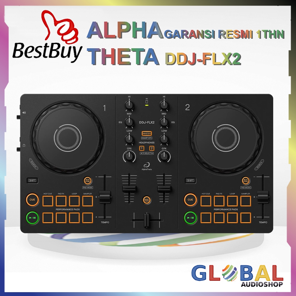 Jual Alpha Theta Pioneer DJ Controller DDJ FLX2 FLX-2 Original Pengganti DDJ-200 DDJ200 | Shopee ...