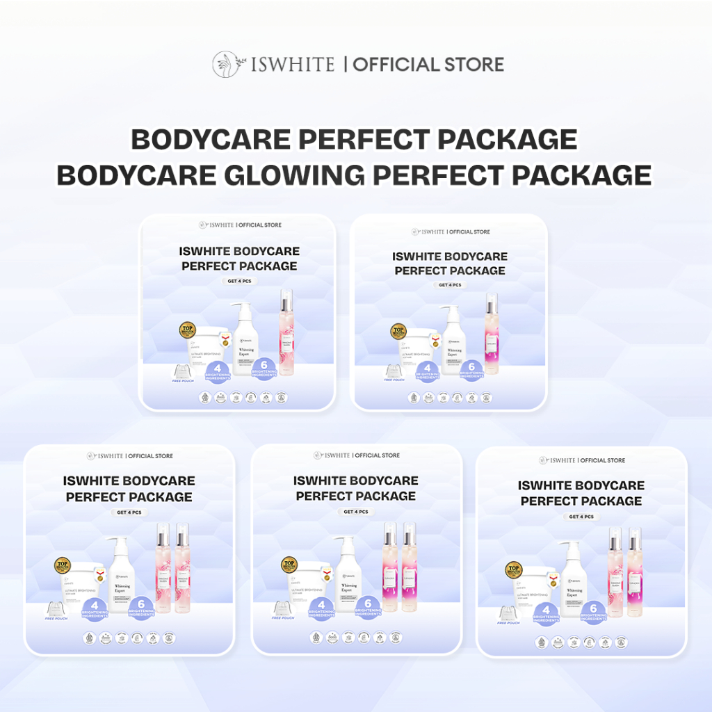 Jual ISWHITE BODYCARE PERFECT PACKAGE & BODYCARE GLOWING PERFECT ...