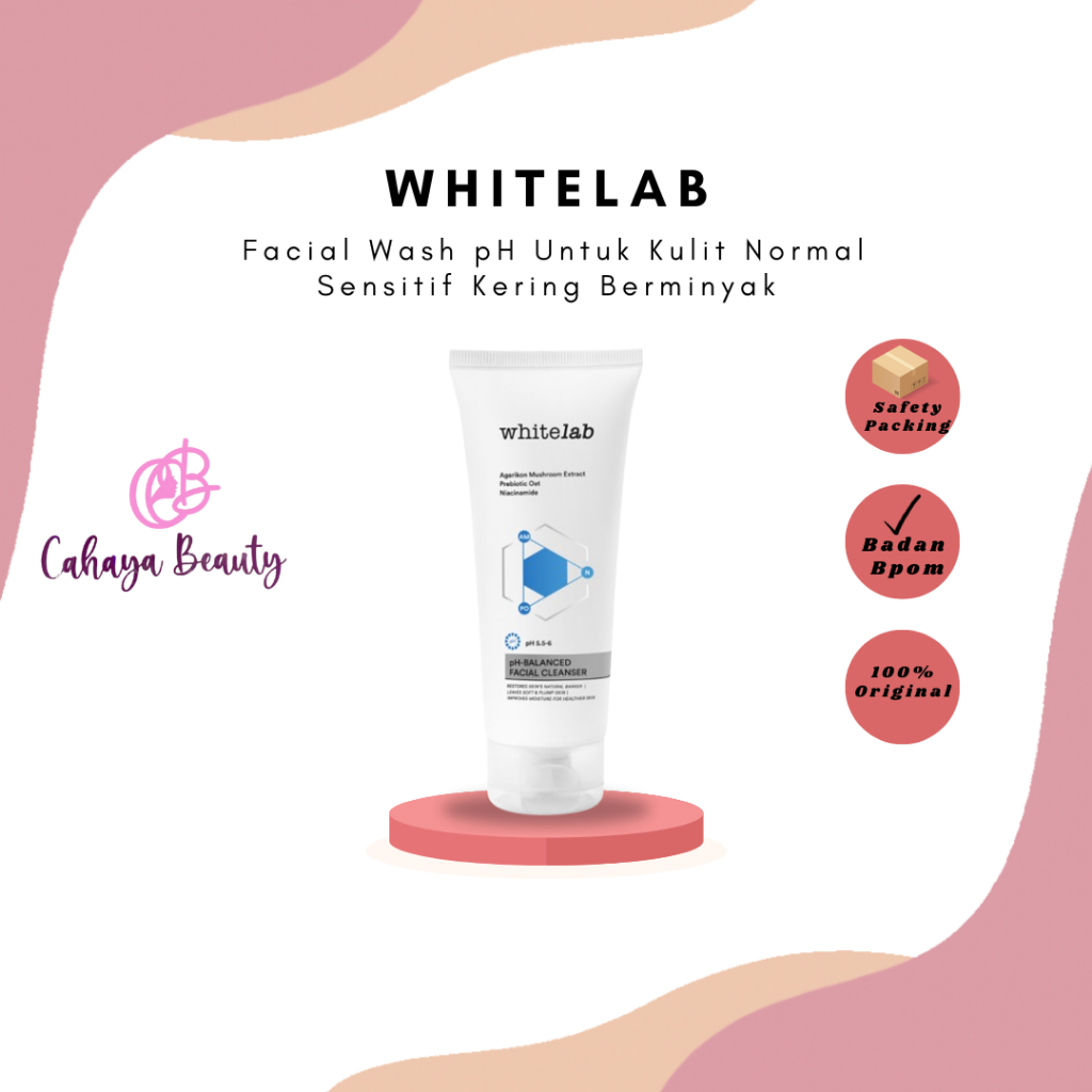 Jual Whitelab pH-Balanced Facial Cleanser - Sabun Cuci Muka pH Seimbang ...