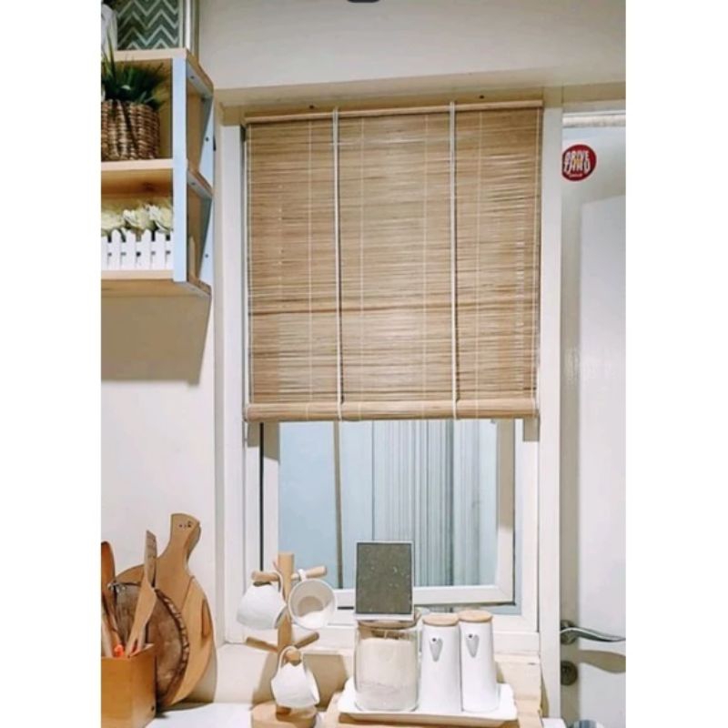 Jual krei lidi bambu gulung/ Bambu lidi tirai Tenun, Anyaman. 60cm Lebar. | Shopee Indonesia