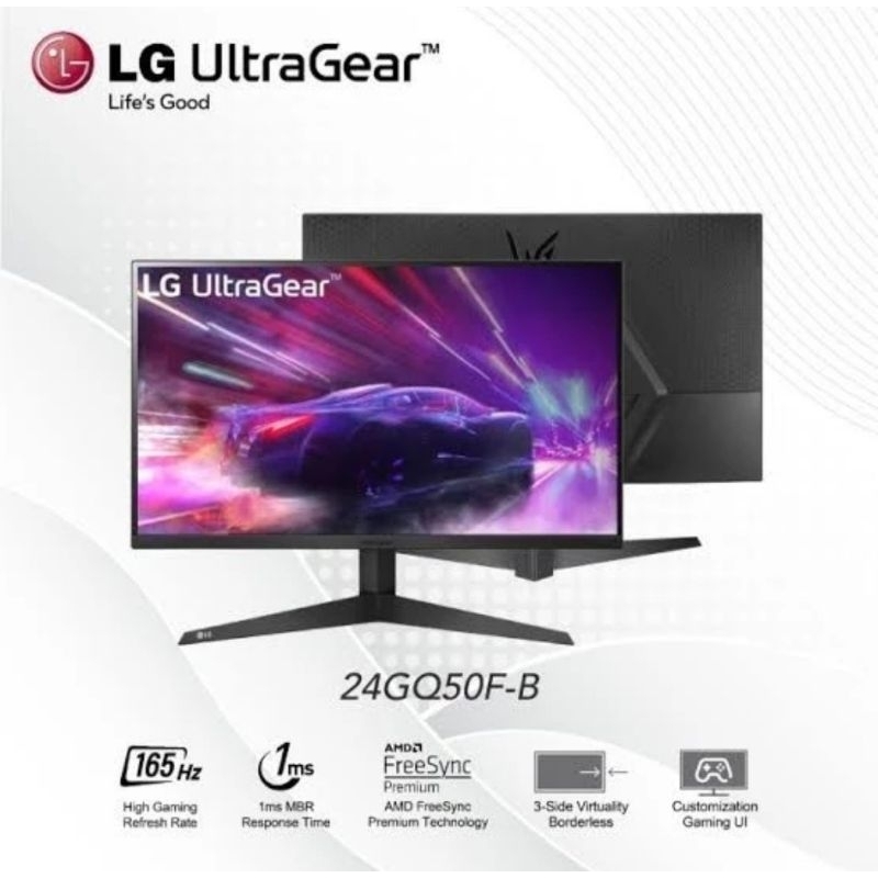 Jual Monitor LG 24GQ50F-B 24 Inch UltraGear 24GQ50F AMD FreeSync | Shopee Indonesia