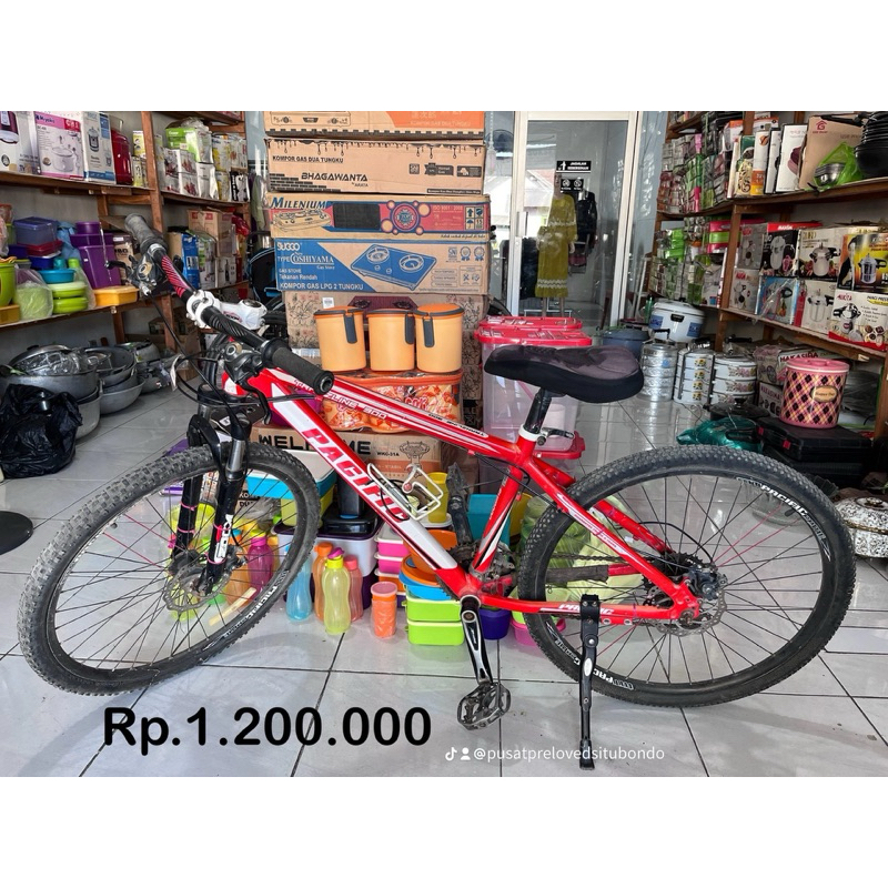 Jual Sepeda Pasific Merah | Shopee Indonesia