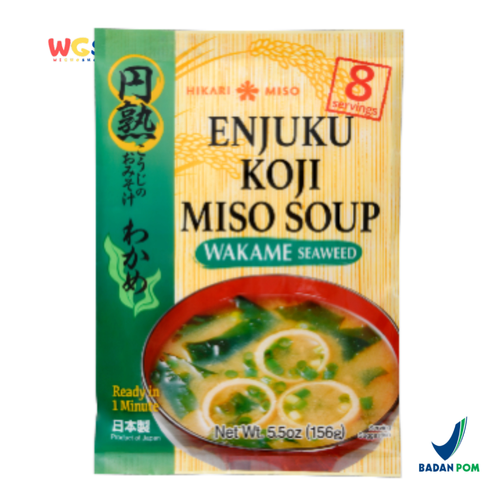Jual HIKARI MISO Enjuku Koji Miso Soup Wakame Seaweed 8s x 19g - 156g | Shopee Indonesia