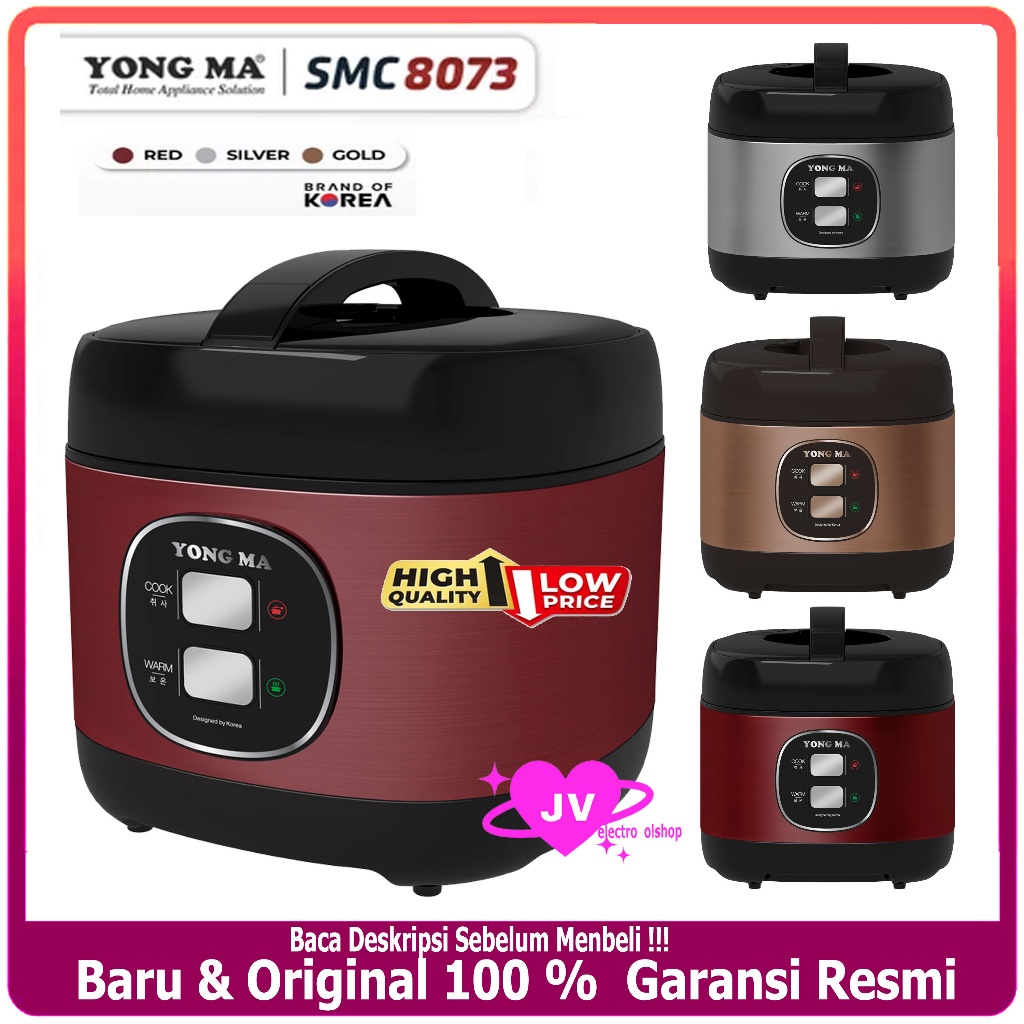Jual YONGMA SMC8073 (2L) & YONGMA SMC7083 (1,8L) / Magic Com Yong Ma ...