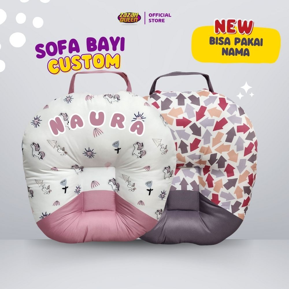 Jual Sofa Bayi Custom Motif dan Warna Istimewa - Bisa Custom Nama ...