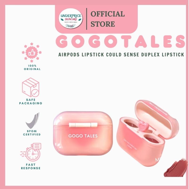 Jual GOGO TALES could sensational double spell lip cream(airpods ...