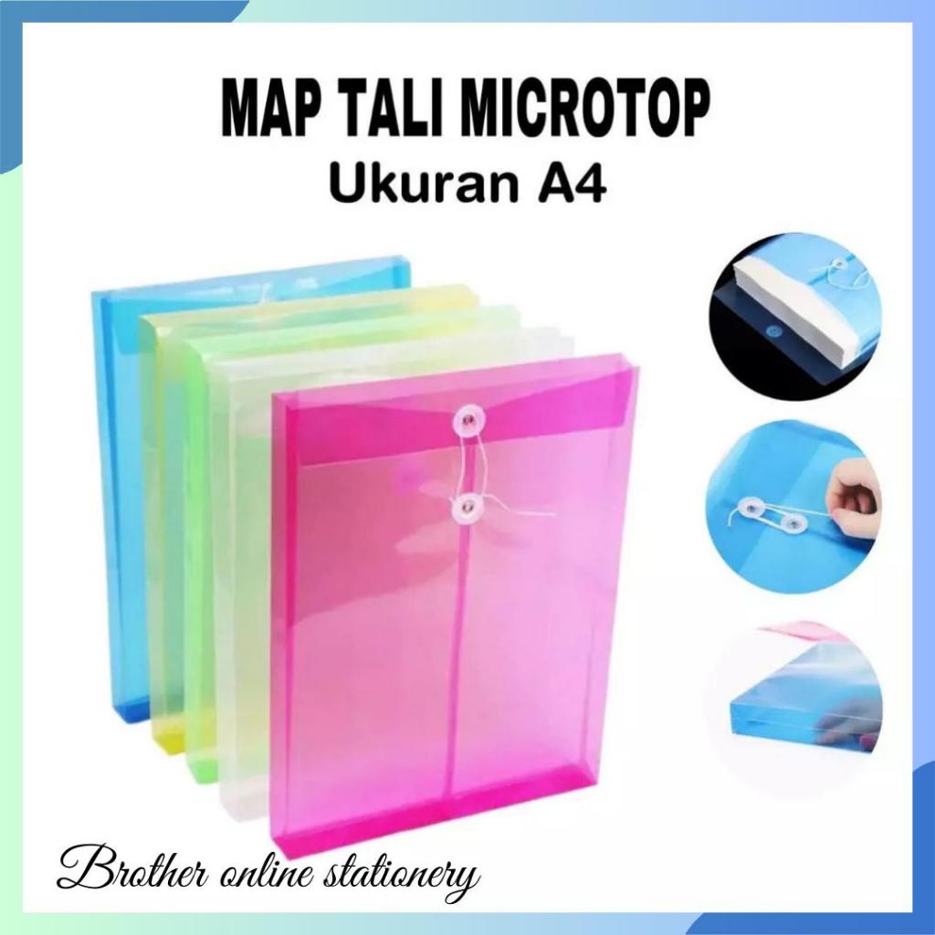 Jual BOS Map Tali A4 Amlop Map Tali Plastik Dokumen File | Shopee Indonesia