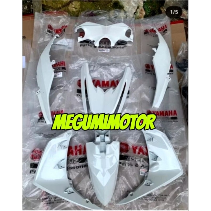 Jual PAKET FULL SET BODY HALUS MIO M3 MIO Z MIO 125 PUTIH ORIGINAL ...