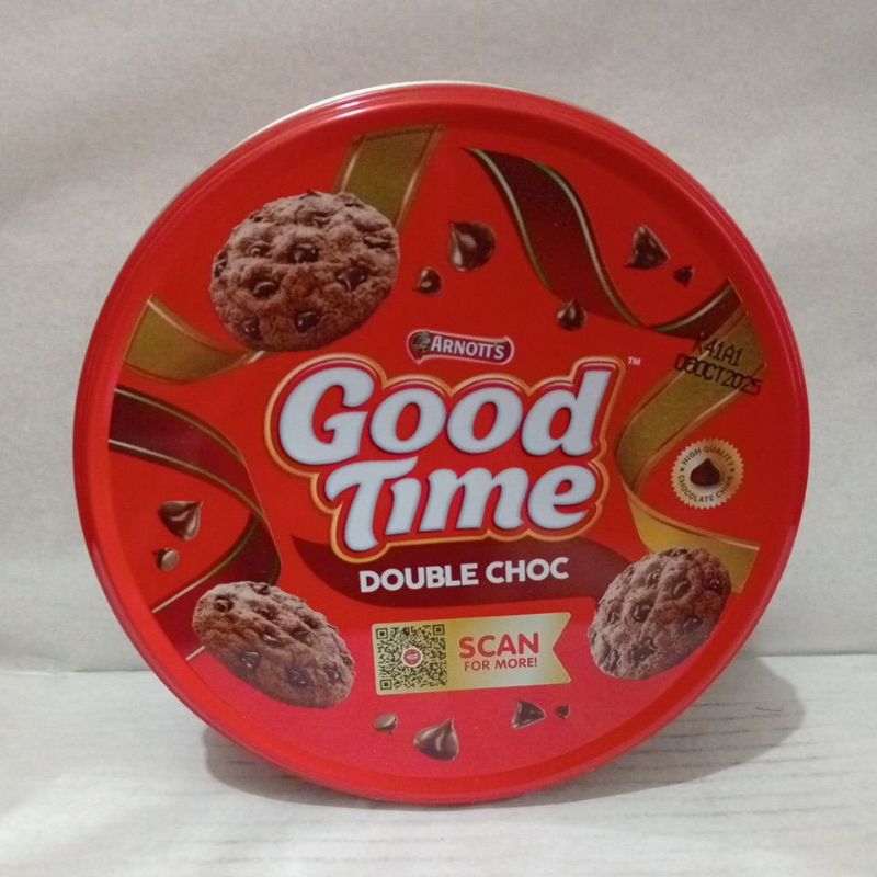 Jual Good Time Double Choc Arnott's Kaleng 144g | Shopee Indonesia
