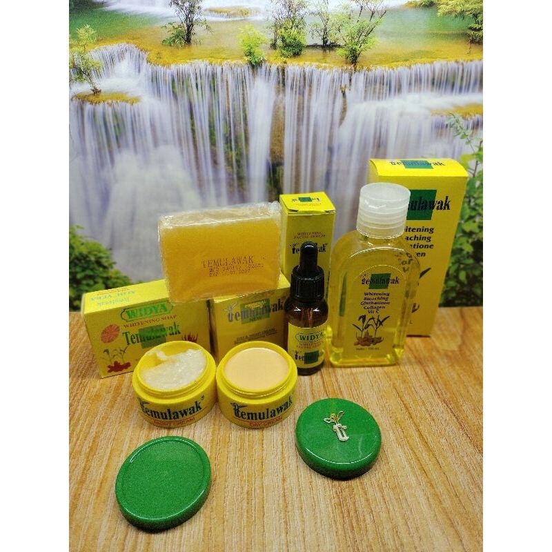 Jual HARGA PAKET KRIM TEMULAWAK SUSUN 5IN1 (KRIM,SERUM,TONER,SABUN ...