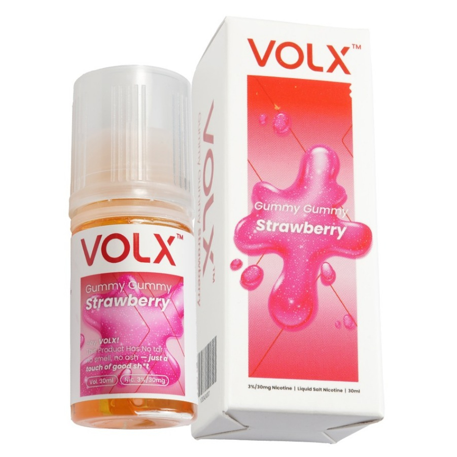 Jual Liquid Vape VOLX Gummy Gummy Strawberry Saltnic 30MG 30ML By Volx ...
