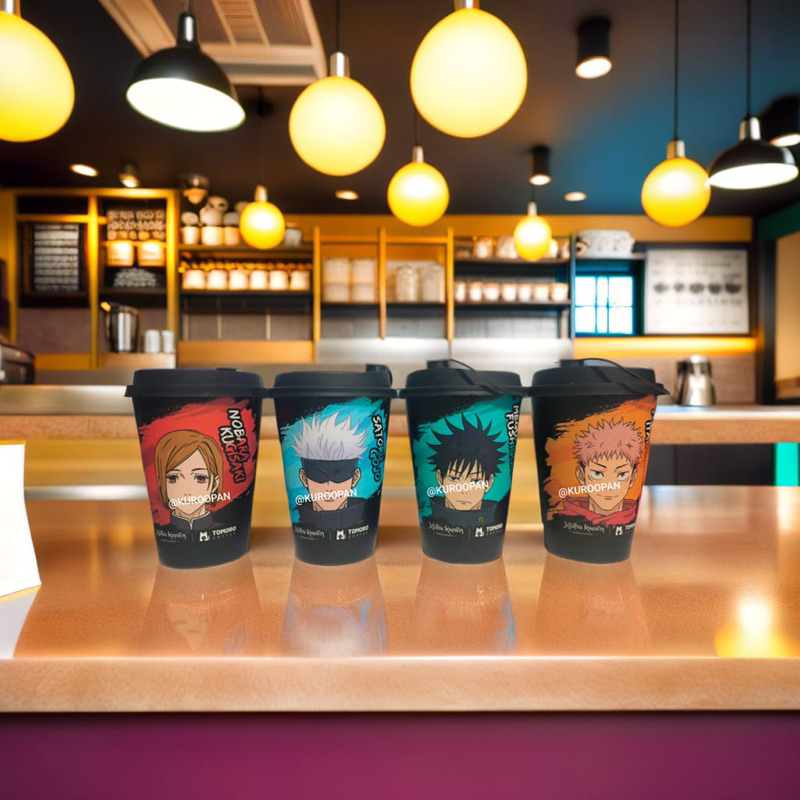 Jual READY STOCK Reusable Cup, Cup Sleeve, Cup Holder, Sticker Jujutsu ...