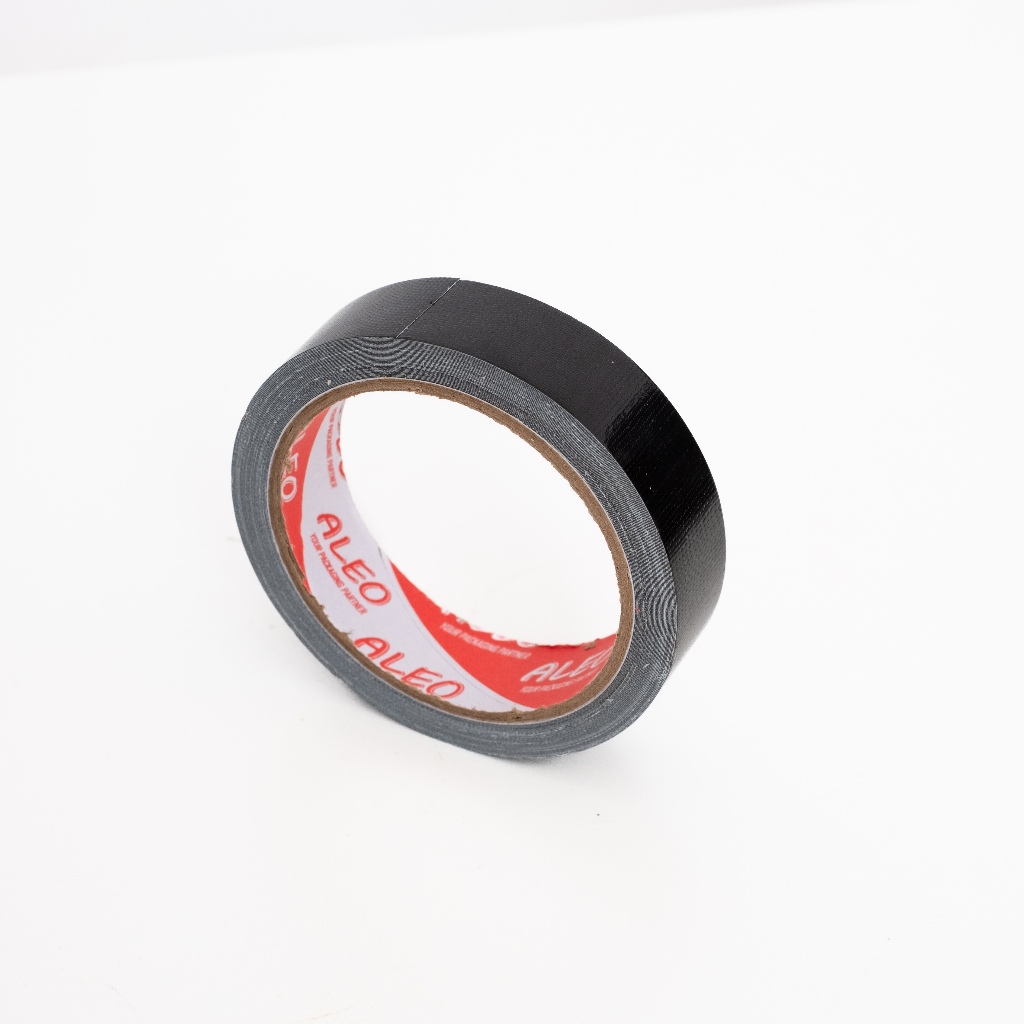 Jual Lakban Kain Hitam 24mm 1 INCH x 8 Meter - Cloth Tape Hitam 24mm 1 ...