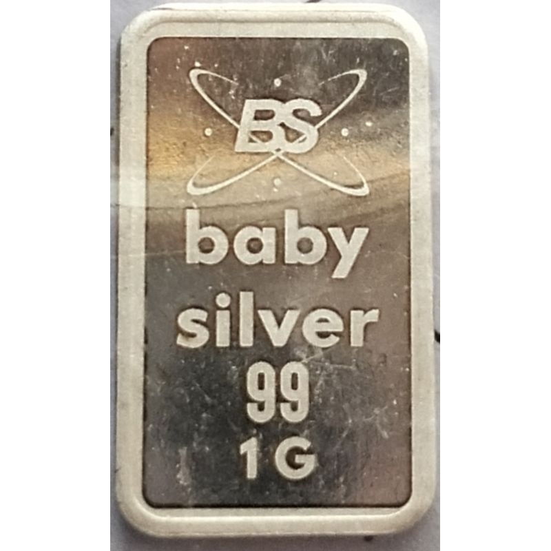 Jual Logam Perak Baby Silver 1 Gram Perak Silver Asli | Shopee Indonesia