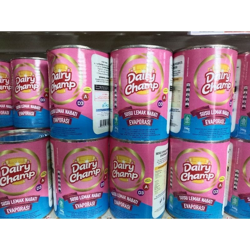 Jual Dairy Champ Susu Evaporasi 390gr Susu Lemak Nabati | Shopee Indonesia