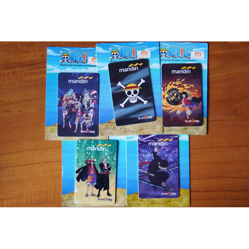 Jual Kartu Emoney Livin Card by Mandiri One Piece Edition / E-TOLL ...