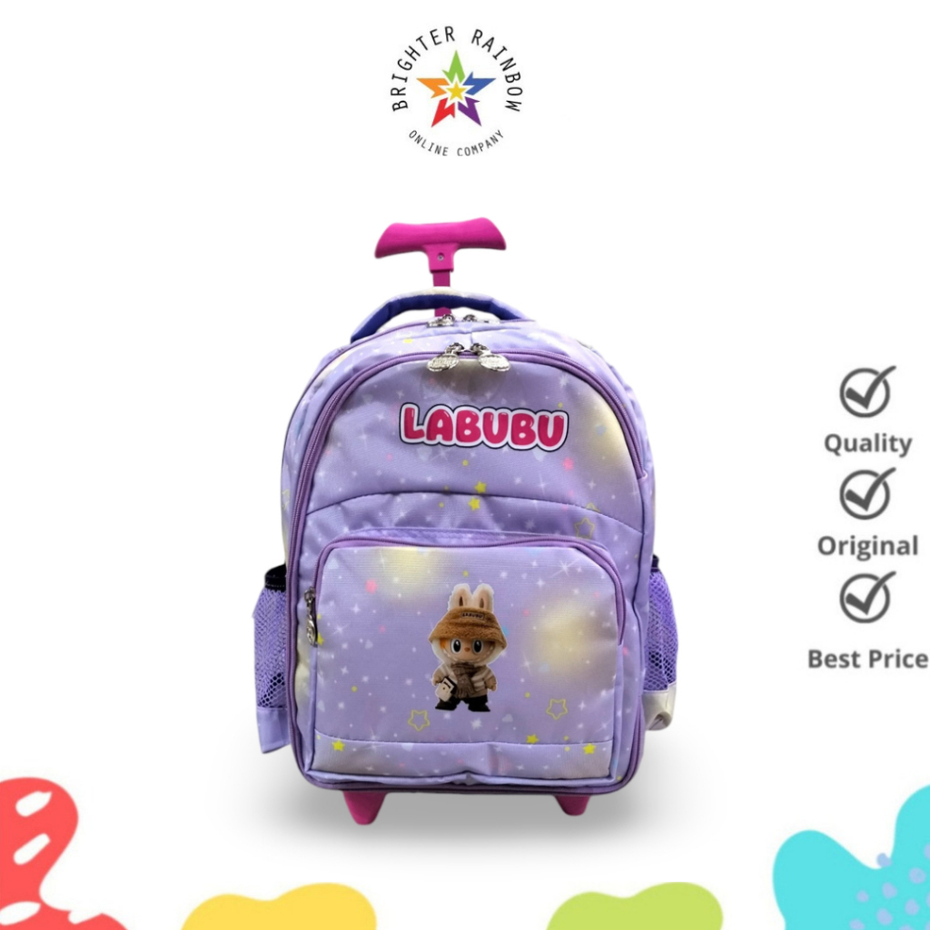 Jual Ransel Trolly Reboner Open Set 31907 Tas Anak Sekolah Karakter Labubu | Shopee Indonesia