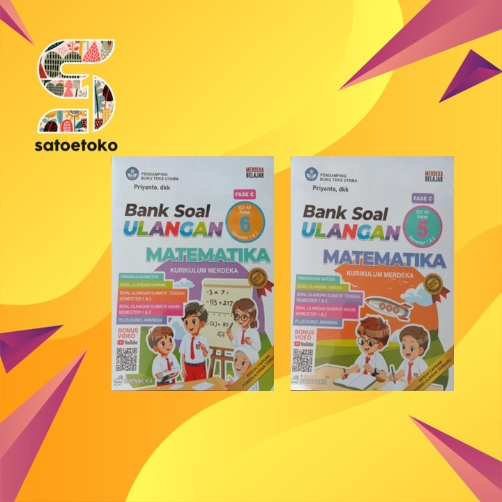 Jual BANK SOAL ULANGAN MATEMATIKA SD KELAS 1 / 2 / 3 / 4 / 5 / 6 | Shopee Indonesia