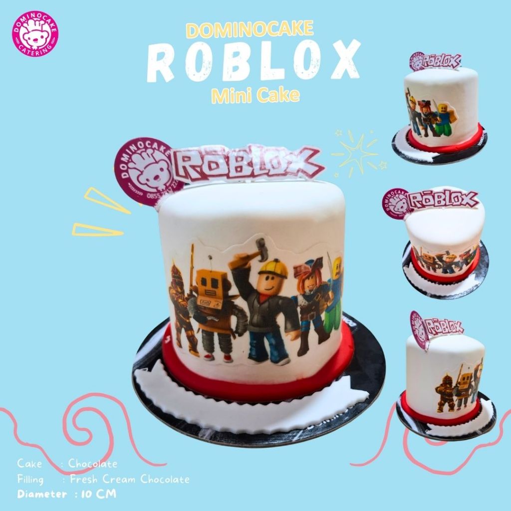 Jual Birthday Cake - Roblox Mini Cake - Kue Ulang Tahun | Shopee Indonesia