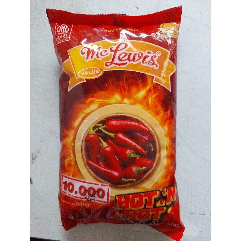 Jual Mc Lewis Hot n Hot 900g (Chili Sauce) | Shopee Indonesia