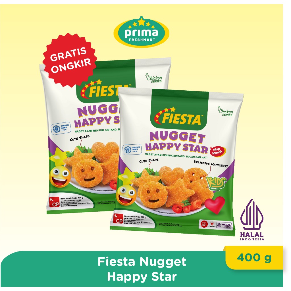 Jual Fiesta Nugget Happy Star 400 Gr | Shopee Indonesia