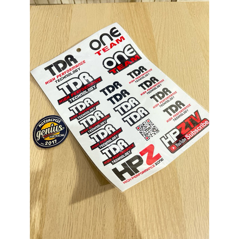Jual STICKER - STIKER SET TDR RACING ORIGINAL | Shopee Indonesia