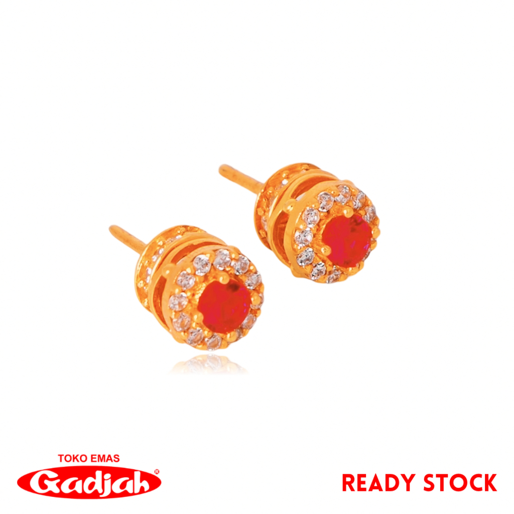 Jual Giwang Emas Tusuk Solitaire Tabung - Toko Emas Gadjah | Shopee ...