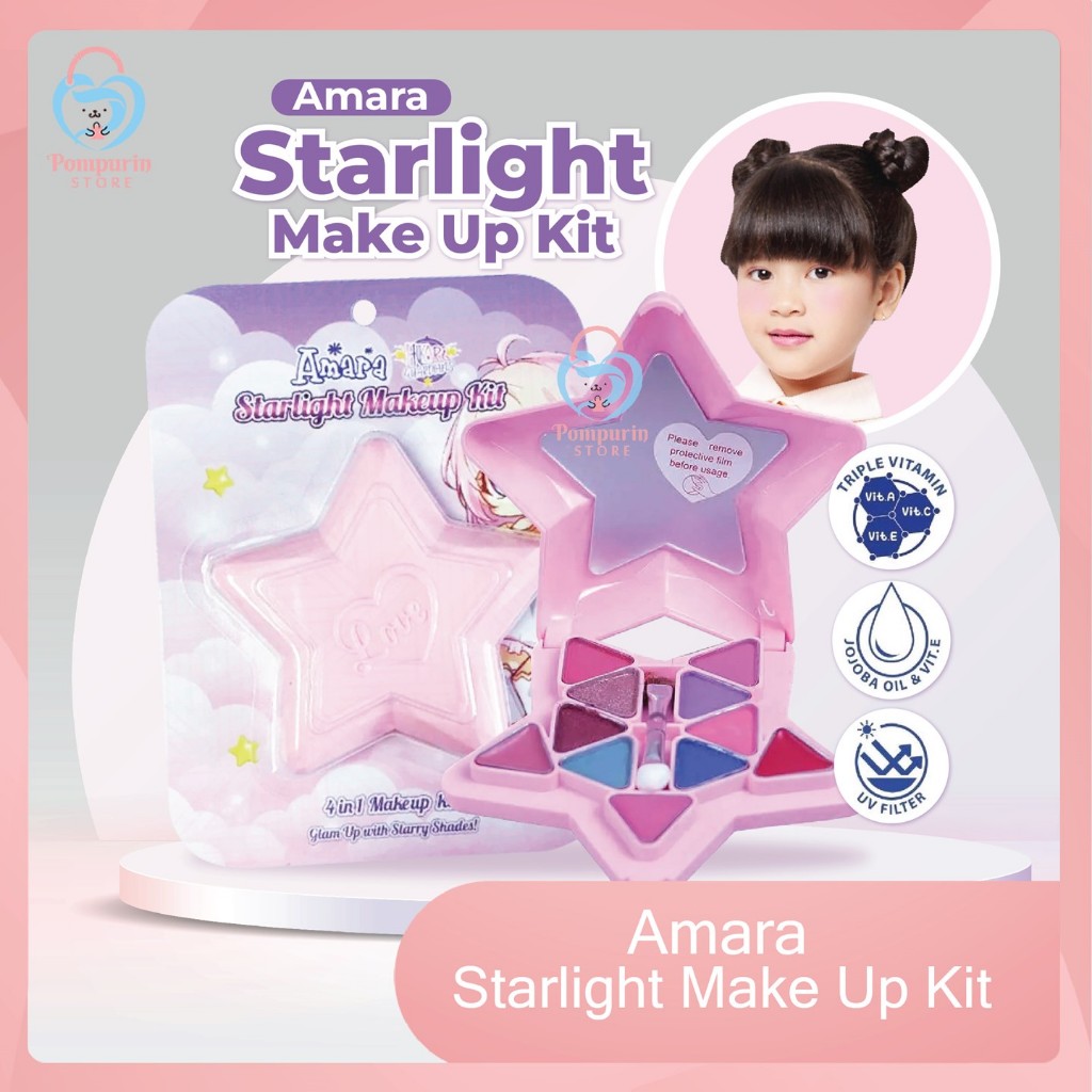 Jual Amara Starlight Make Up Kit - Set Makeup Anak Anak / Eyeshadow ...