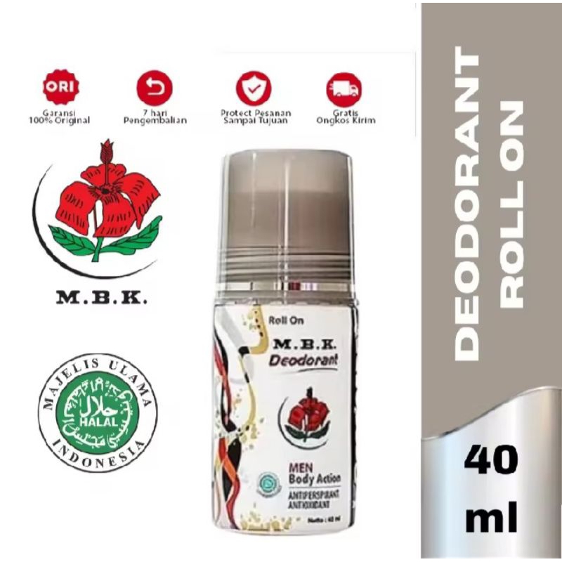 Jual Mbk Hitam Deodorant Roll On 40ML | Shopee Indonesia