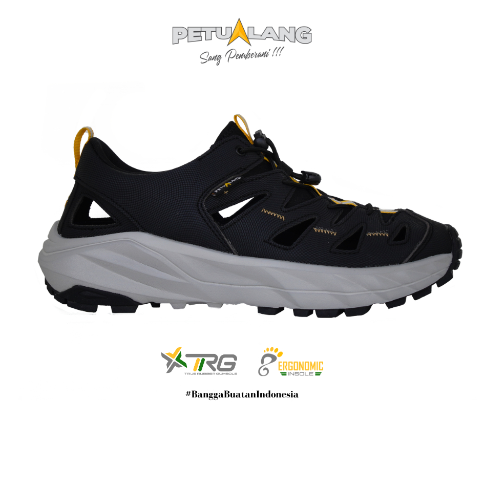 Jual Petualang Sagara Midnight Black - Sepatu Sandal Gunung Hiking ...