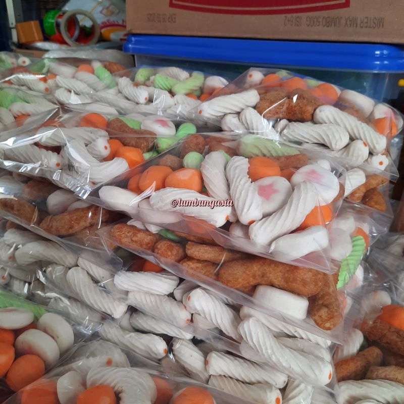 Jual Suki Curah Campur 500 Gram - Hotpot Frozen Food Seafood Steamboat ...