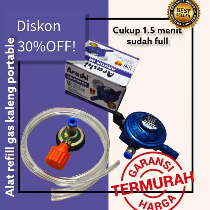 Jual Alat Refill Isi Ulang Gas Kaleng Portable Fulset Lengkap Tinggal ...