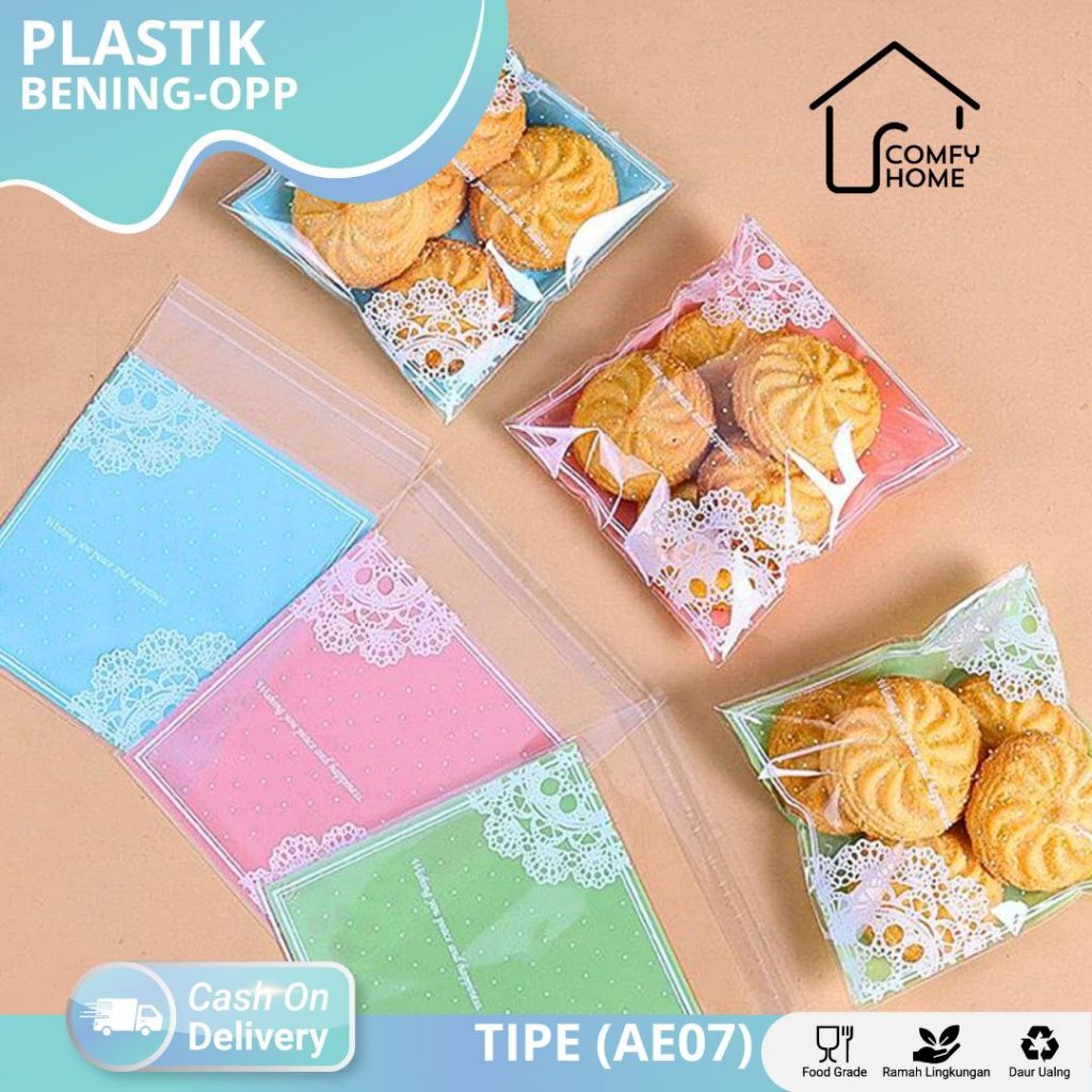 Jual Plastik Cookies OPP / Plastik Kue Kering / Plastik Bening OPP ...