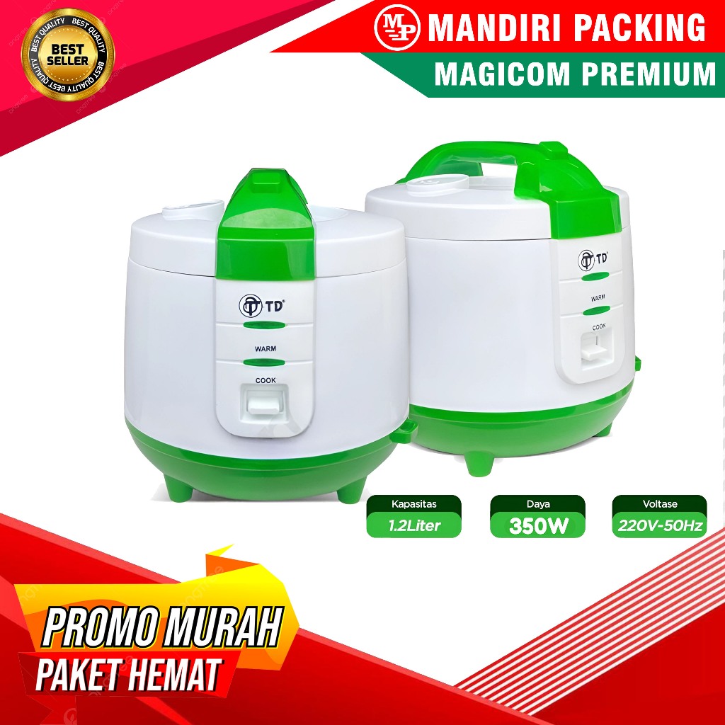 Jual COD Magicom TD Premium 3in1 Ukuran 1,2 Liter Harga Murah | Shopee ...