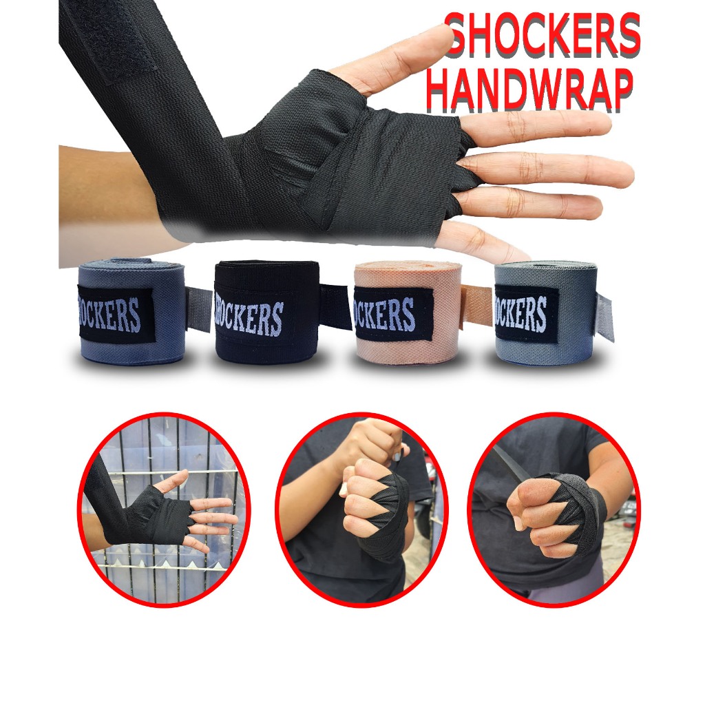 Jual HANDWRAP SHOCKERS 3 METER HAND WRAP BANDAGE TINJU / MUAYTHAI ...