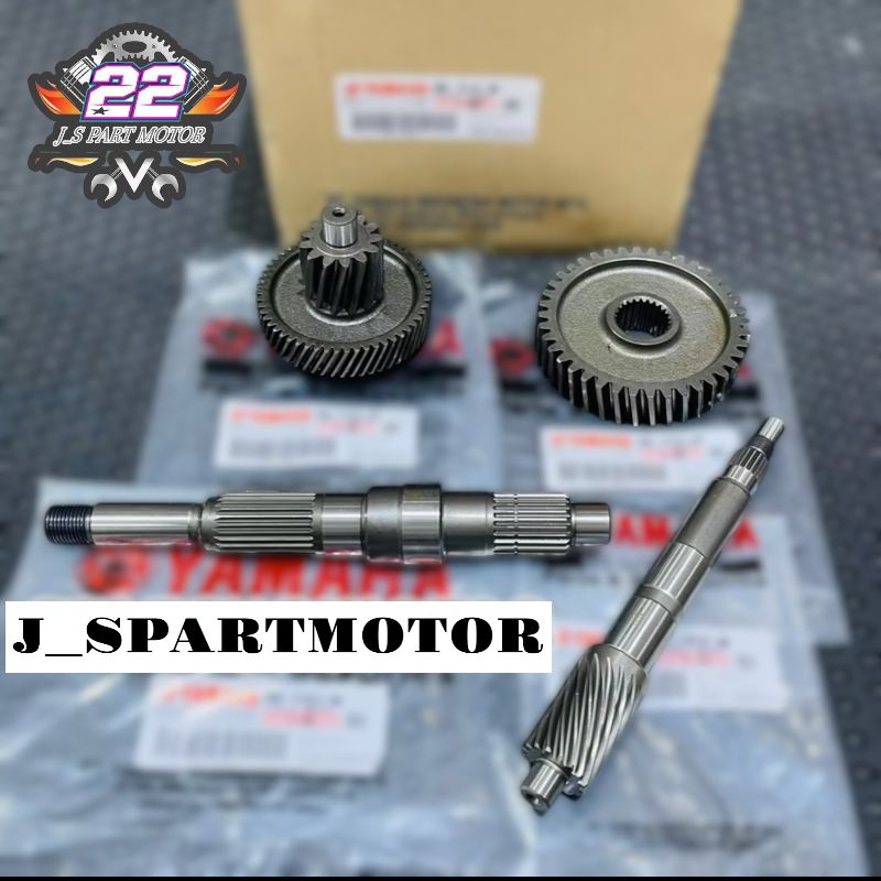 Jual Gigi Gear Rasio Set YAMAHA Aerox 155 Gear Rasio Komplit (B65 ...